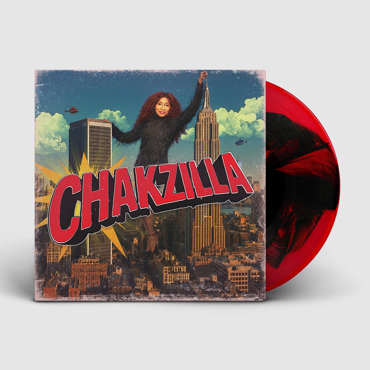 CHAKA KHAN - CHAKZILLA ALBUM INKPLOSION LP + SIGNED A4 PRINT – Chaka Khan
