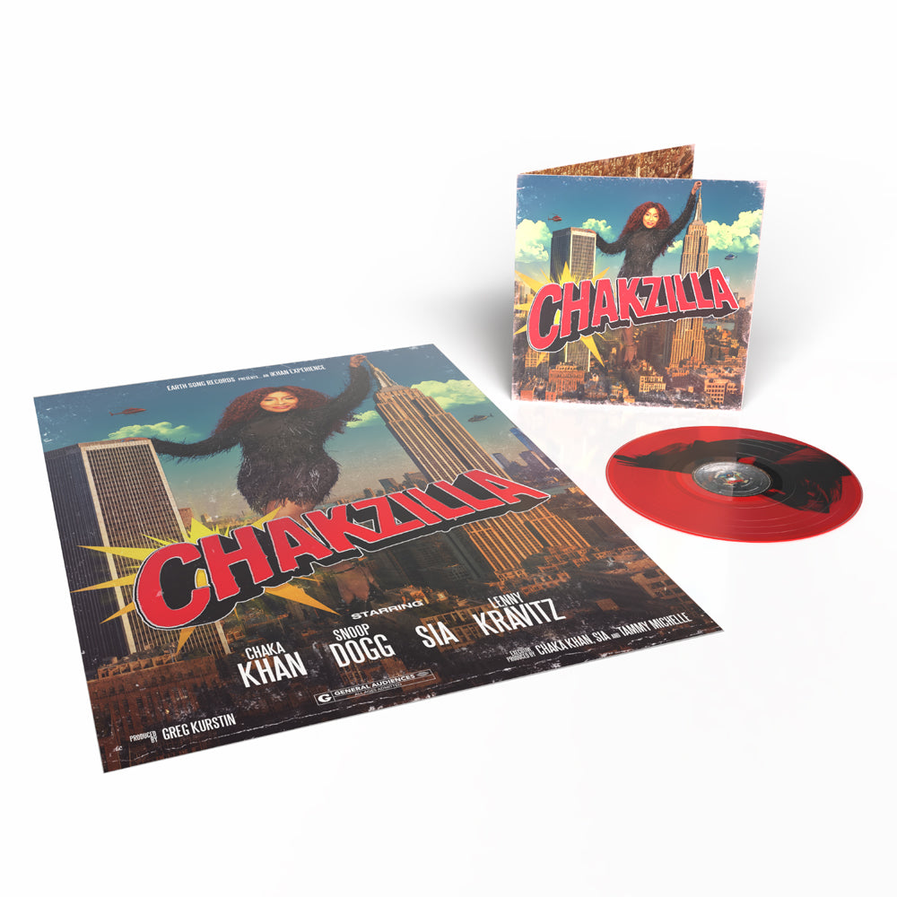 CHAKA KHAN - CHAKZILLA ALBUM INKPLOSION LP + SIGNED A4 PRINT – Chaka Khan